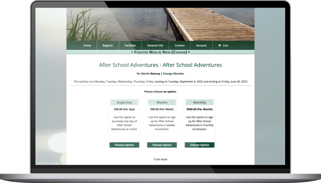 MyRec.com Recreation Software » Features