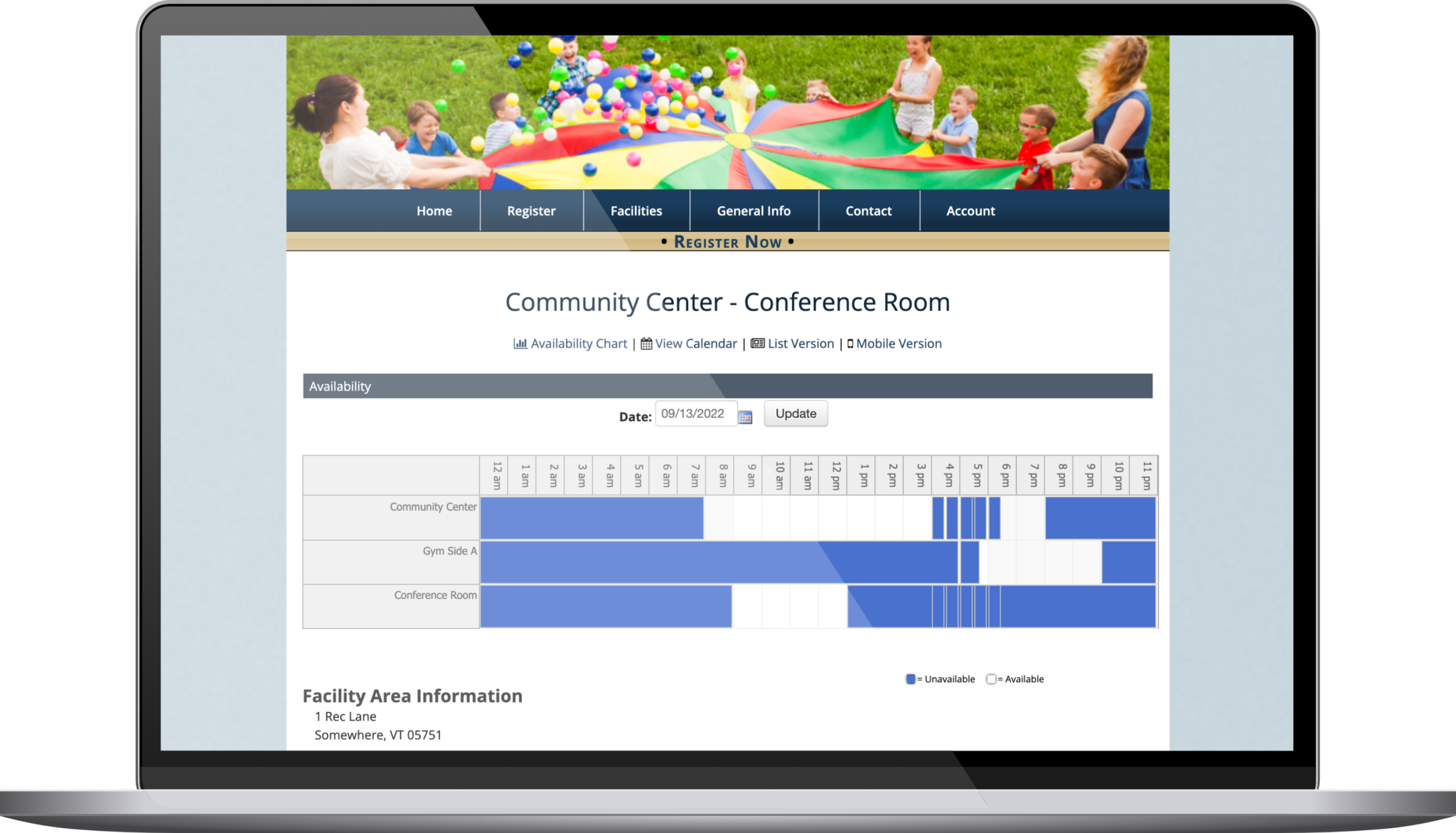 MyRec.com Recreation Software » Features
